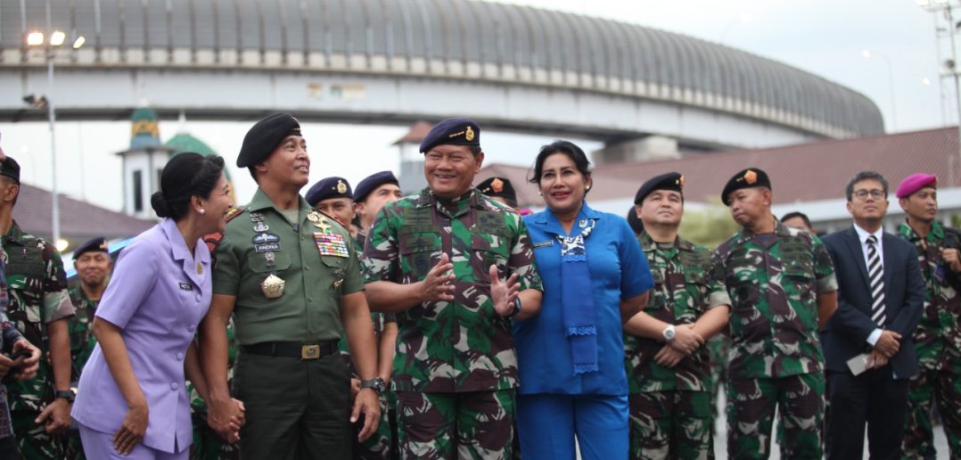 Pelepasan prajurit Satgas Maritim Task Force (MTF) TNI Kontingen Garuda ...